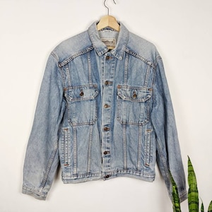 Vintage Levi's Denim Jacket Silver Tab Retro Jeans - Etsy