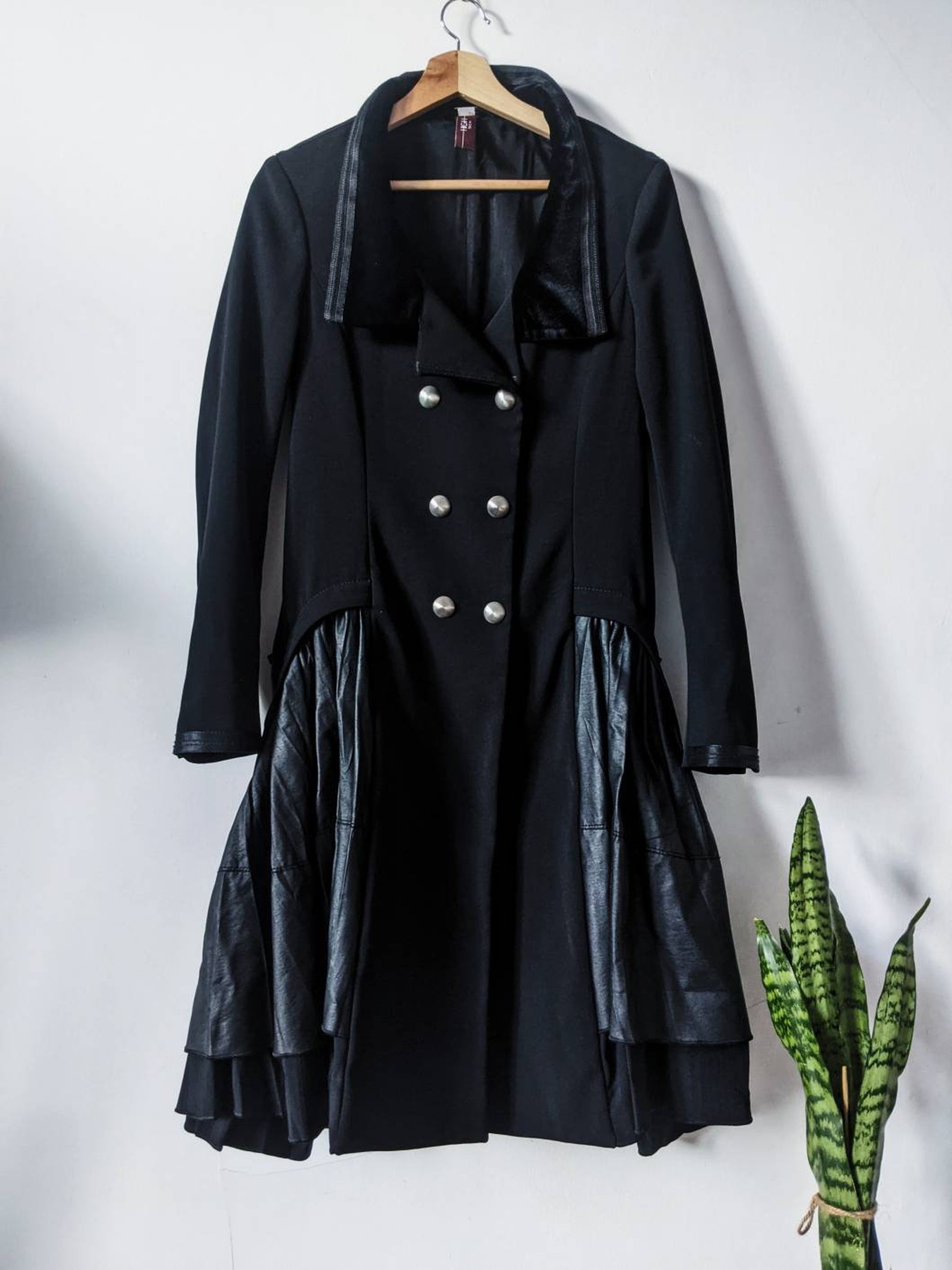 High Tech Women Jacket Black Italy Gothic Style | Etsy