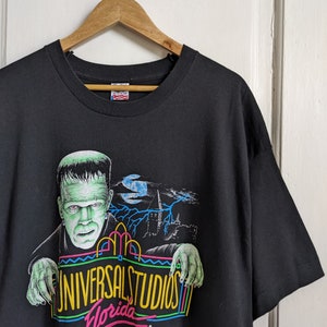 Vintage Frankenstein Movie Merch T-shirt Universal Studios Single ...