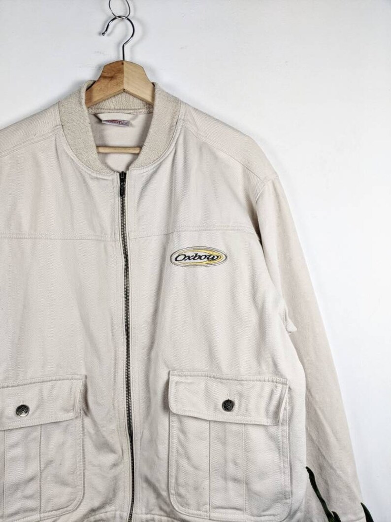 Vintage Oxbow Jacket 90s France Design Murphy Blouson Cotton | Etsy