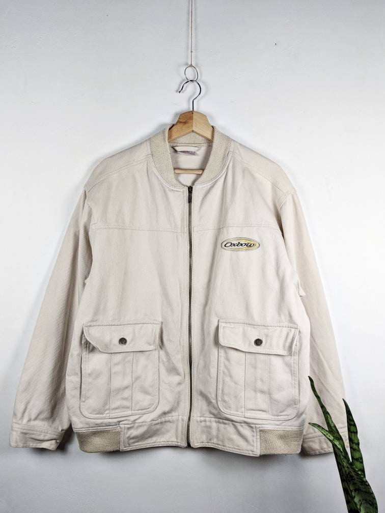 Vintage Oxbow Jacket 90s France Design Murphy Blouson Cotton | Etsy