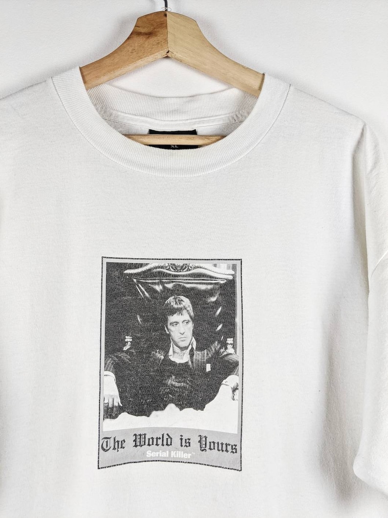Vintage Scarface T-shirt Serial Killer Made in USA 90s - Etsy