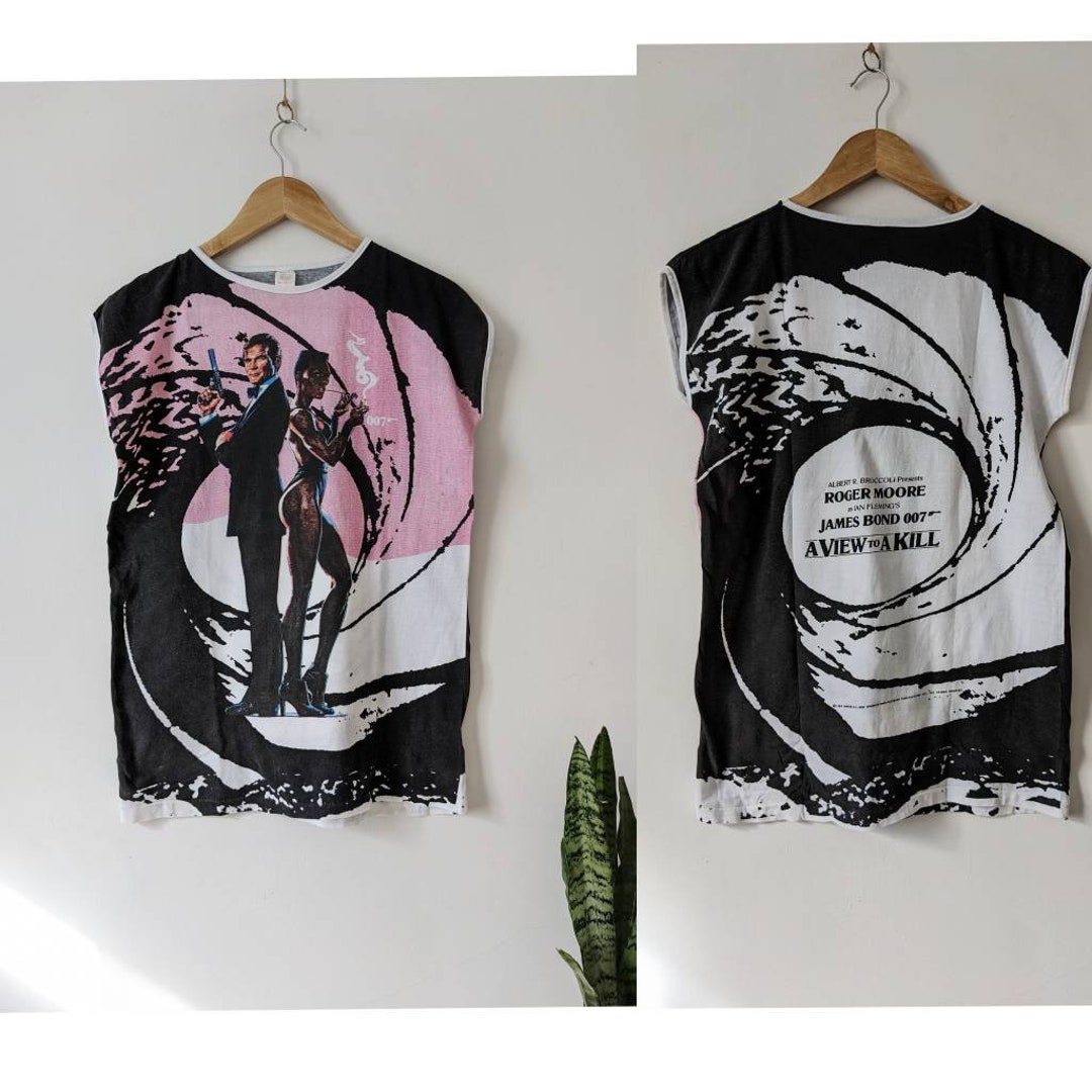 Vintage James Bond 007 Merch 1985 Movie Merch A View to A Kill Roger ...