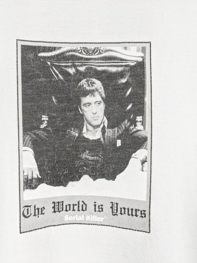 Vintage Scarface T-shirt Serial Killer Made in USA 90s - Etsy