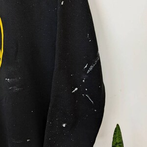 Vintage Nirvana Smiley Face Merch Hoodie Double Side Rare 90s Kurt ...