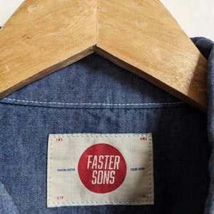Yamaha Faster Sons Motorcycles Indigo Shirt Button Up - Etsy