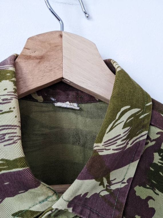 Vintage Camo Jacket Tiger Pattern Camo 70s Army Frenc… - Gem