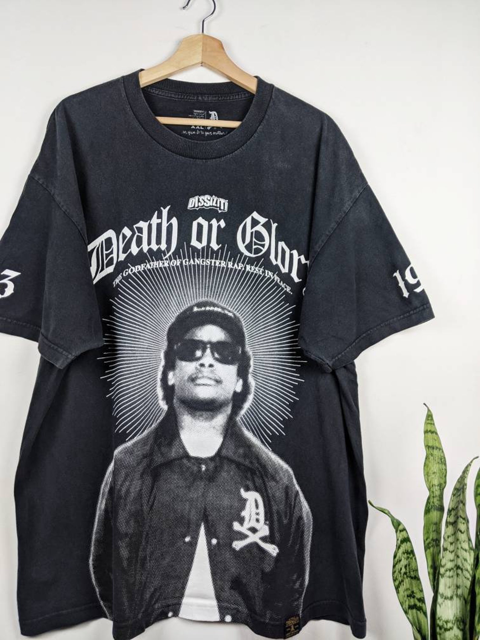 Vintage Dissizit Eazy-e T-shirt Merch 1995 Hip Hop Rap Tupac - Etsy