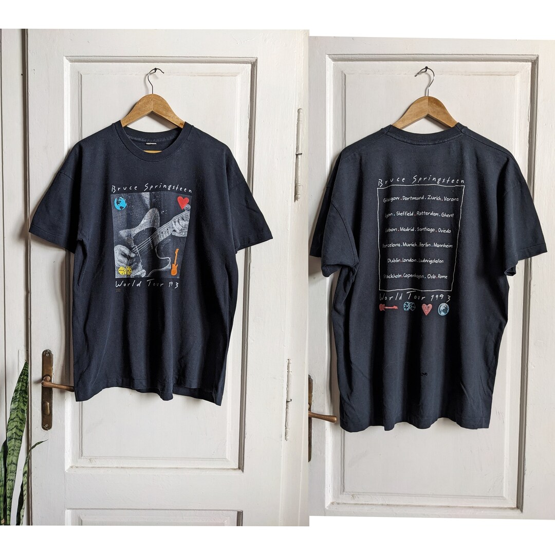 Vintage Bruce Springsteen 1993 Merch T-shirt - Etsy
