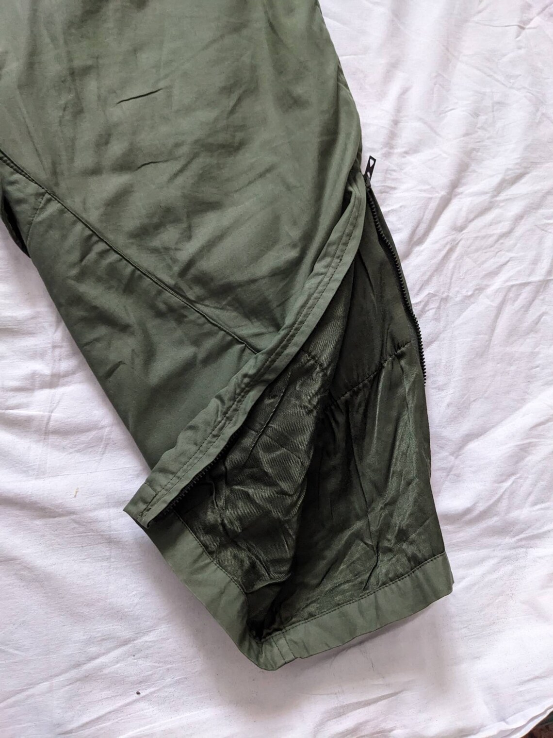 Vintage Pilot Pants Army Nylon Eclair Zipper Aviation Pants - Etsy