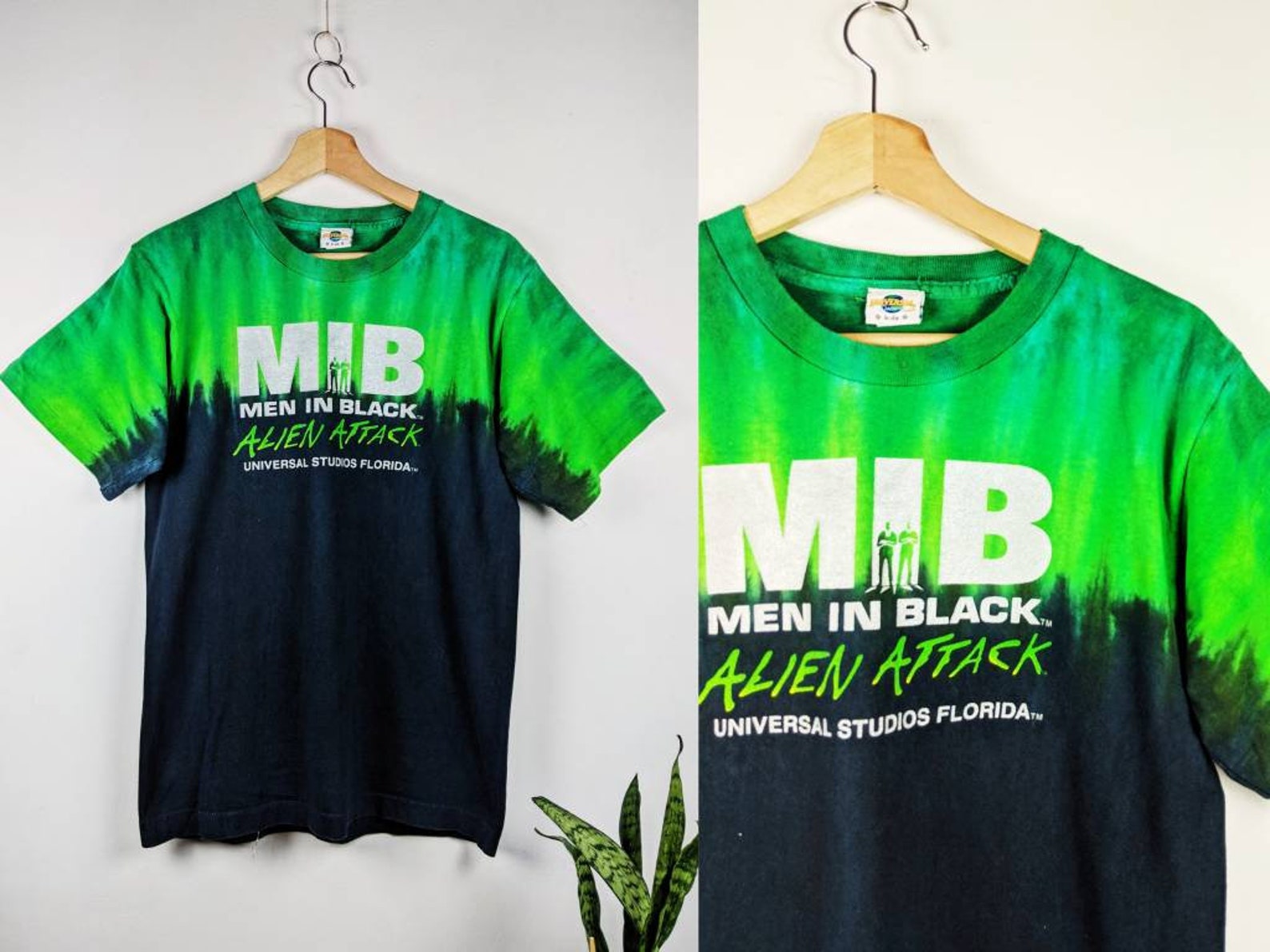 Vintage Men in Black Alien Attack T-shirt Universal Movie - Etsy