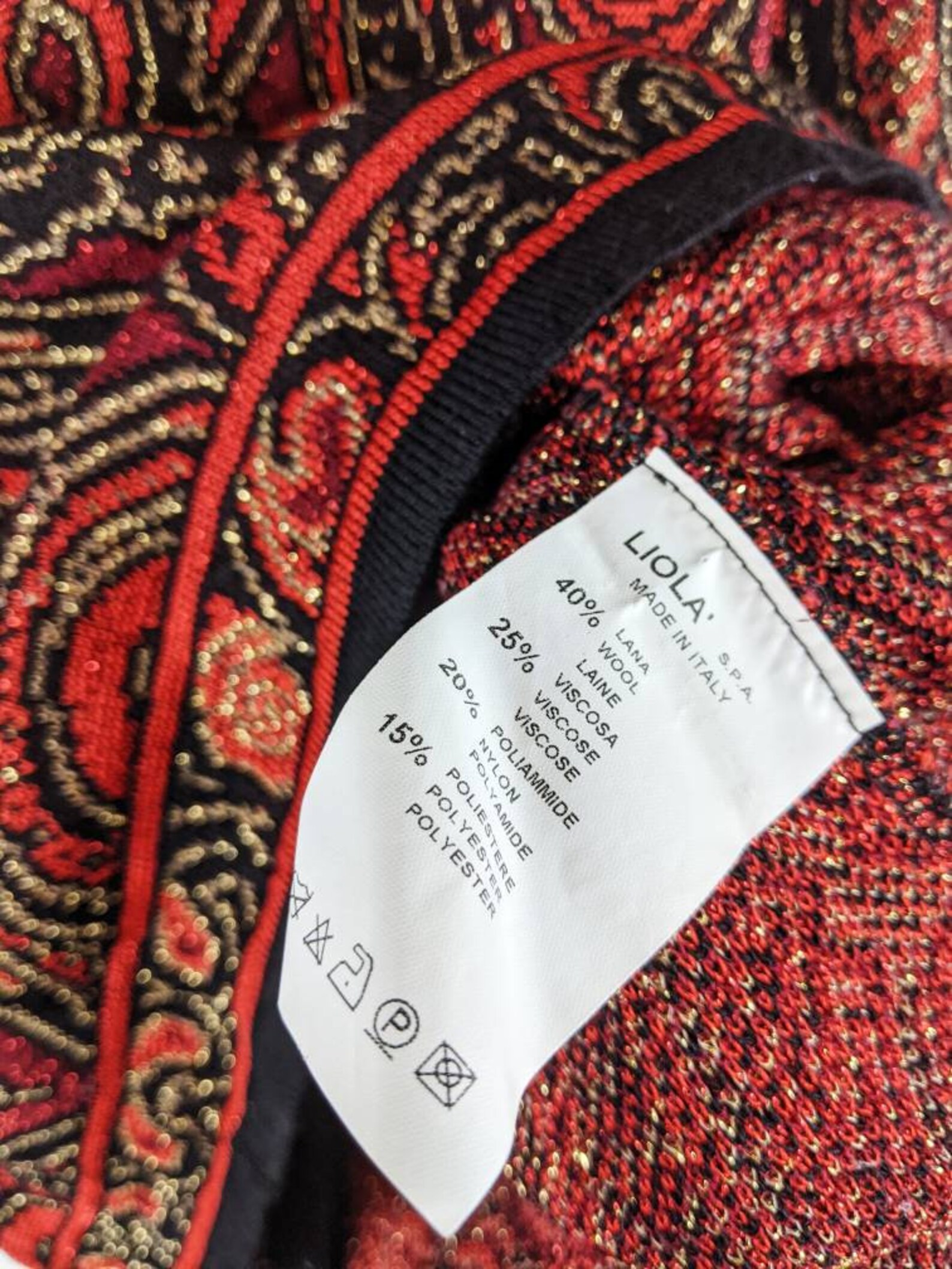 Liola Italy Designer Sweater Ornament Pattern - Etsy