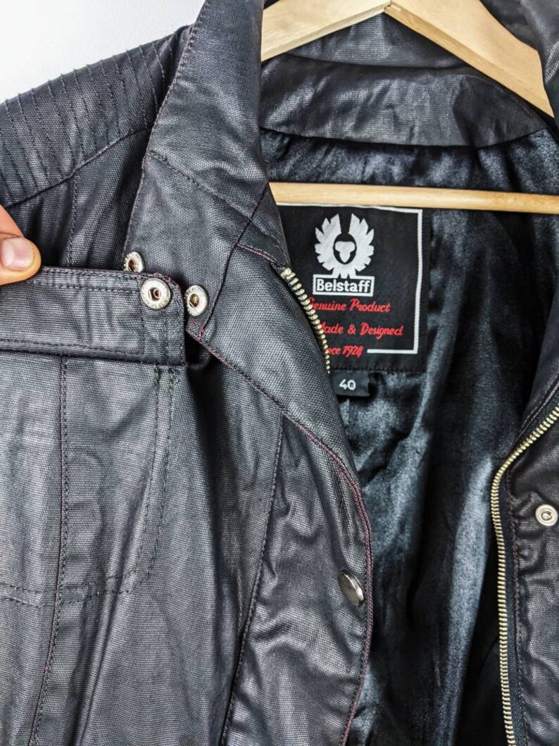 Belstaff Women Biker Jacket Motorcycle | Etsy