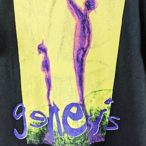 Vintage Genesis Merch T-shirt 1992 Tour Double Side - Etsy