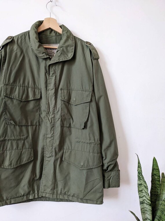 Vintage M65 Field Weather Jacket Army Olive - Gem
