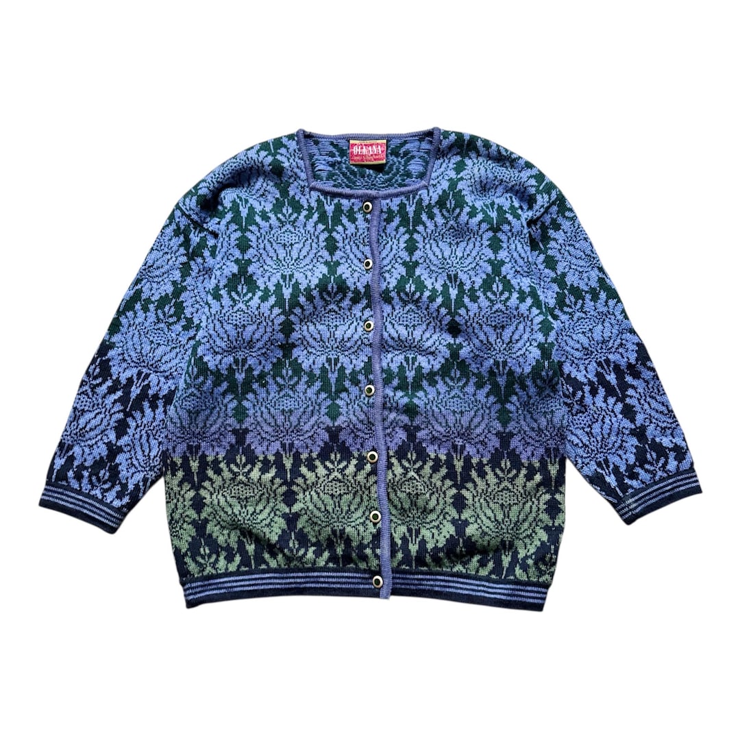 Oleana Norwegian Wool Cardigan — Design by Solveig Hisdal — Made in ...