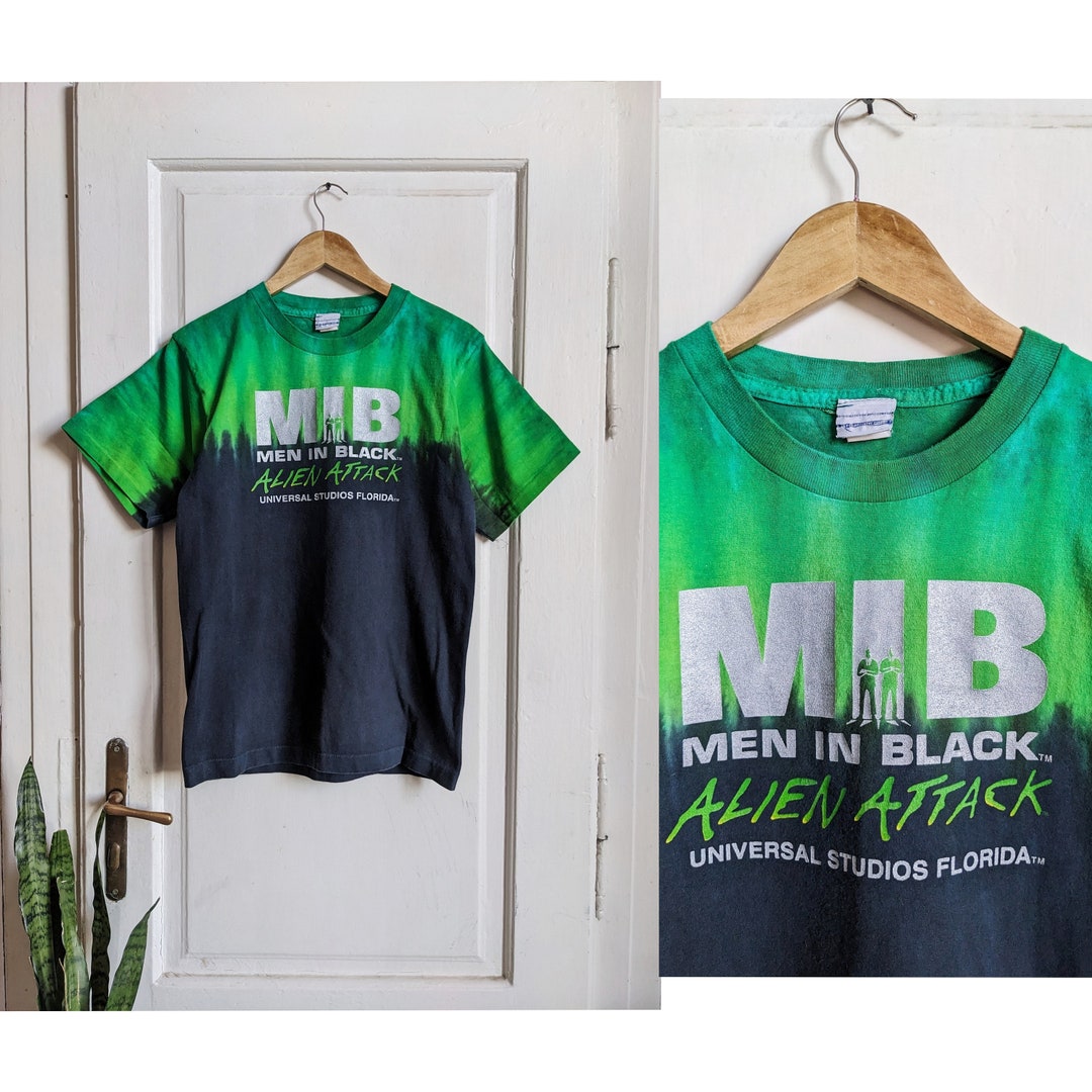 Vintage Men in Black Movie Merch T-shirt Alien Attack Single Stitch MIB - Etsy