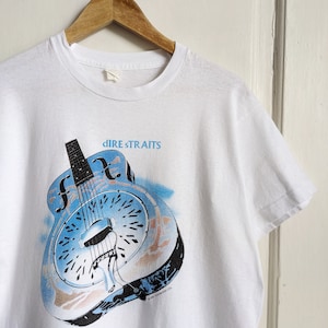 Vintage Dire Straits 1992 Merch T-shirt Single Stitch - Etsy