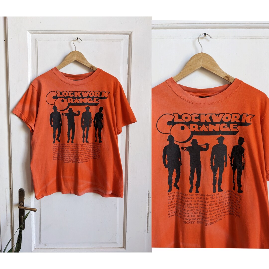 Vintage Clockwork Orange Movie Merch T-shirt Stanley Kubrick 80s - Etsy