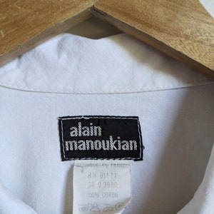 Vintage Alain Manoukian White Jacket Work Minimalistic - Etsy