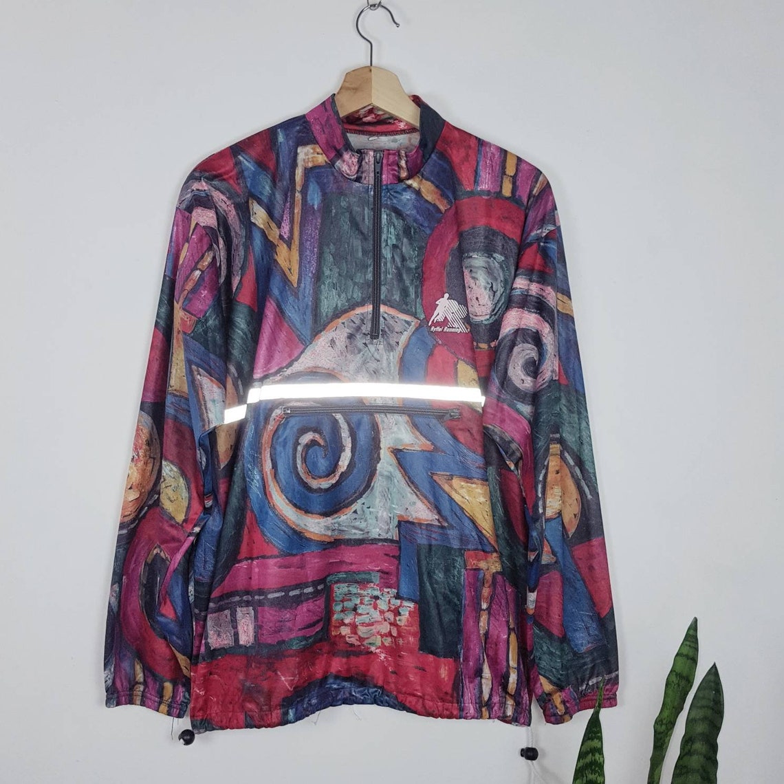 Retro Multicolor Running Cycling Jersey Art Colourful | Etsy