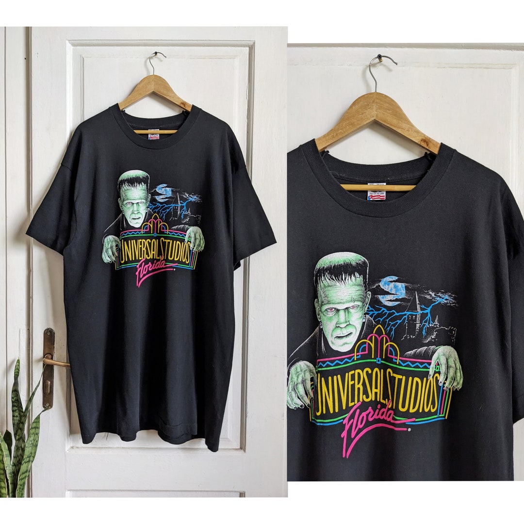 Vintage Frankenstein Movie Merch T-shirt Universal Studios Single ...