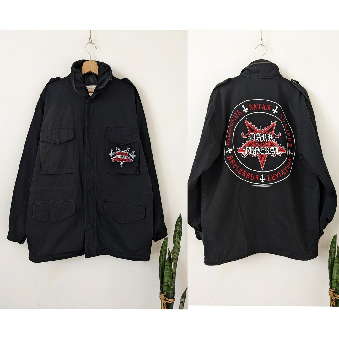 Vintage Dark Funeral Merch Field Jacket M65 Black Metal - Etsy