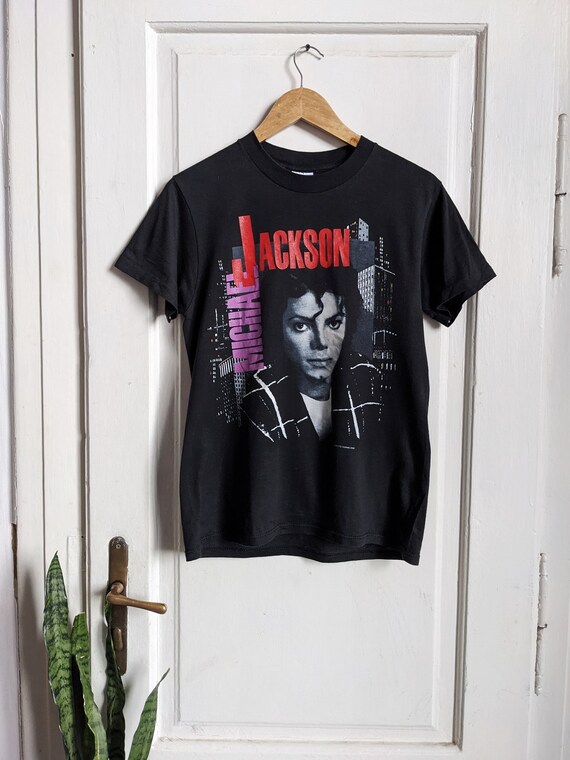 Vintage Michael Jackson 1988 Bad Tour Merch T-shirt - Etsy Vintage Michael Jackson 1988 Bad Tour Merch T-shirt - Etsy