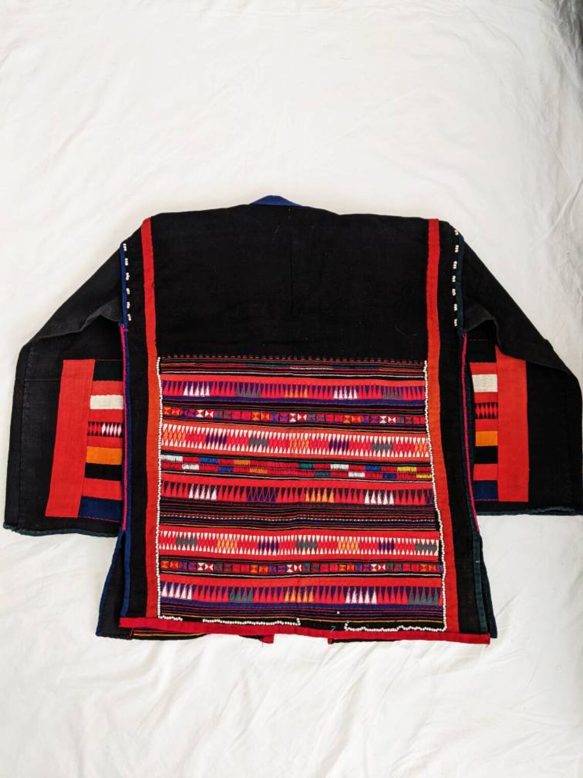 Vintage Akha Tribe Pattern Ornament Handmade Embroidered - Etsy