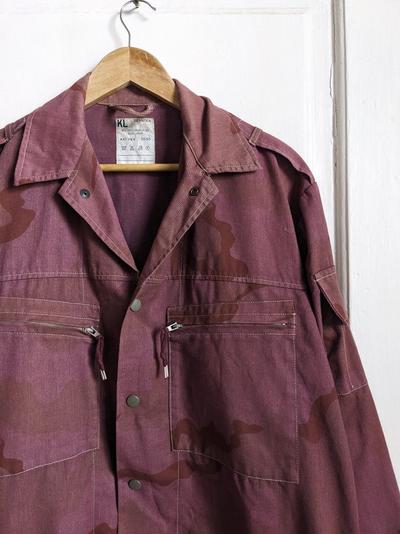 Vintage Dutch Army Jacket Camo KL Jacket - Gem