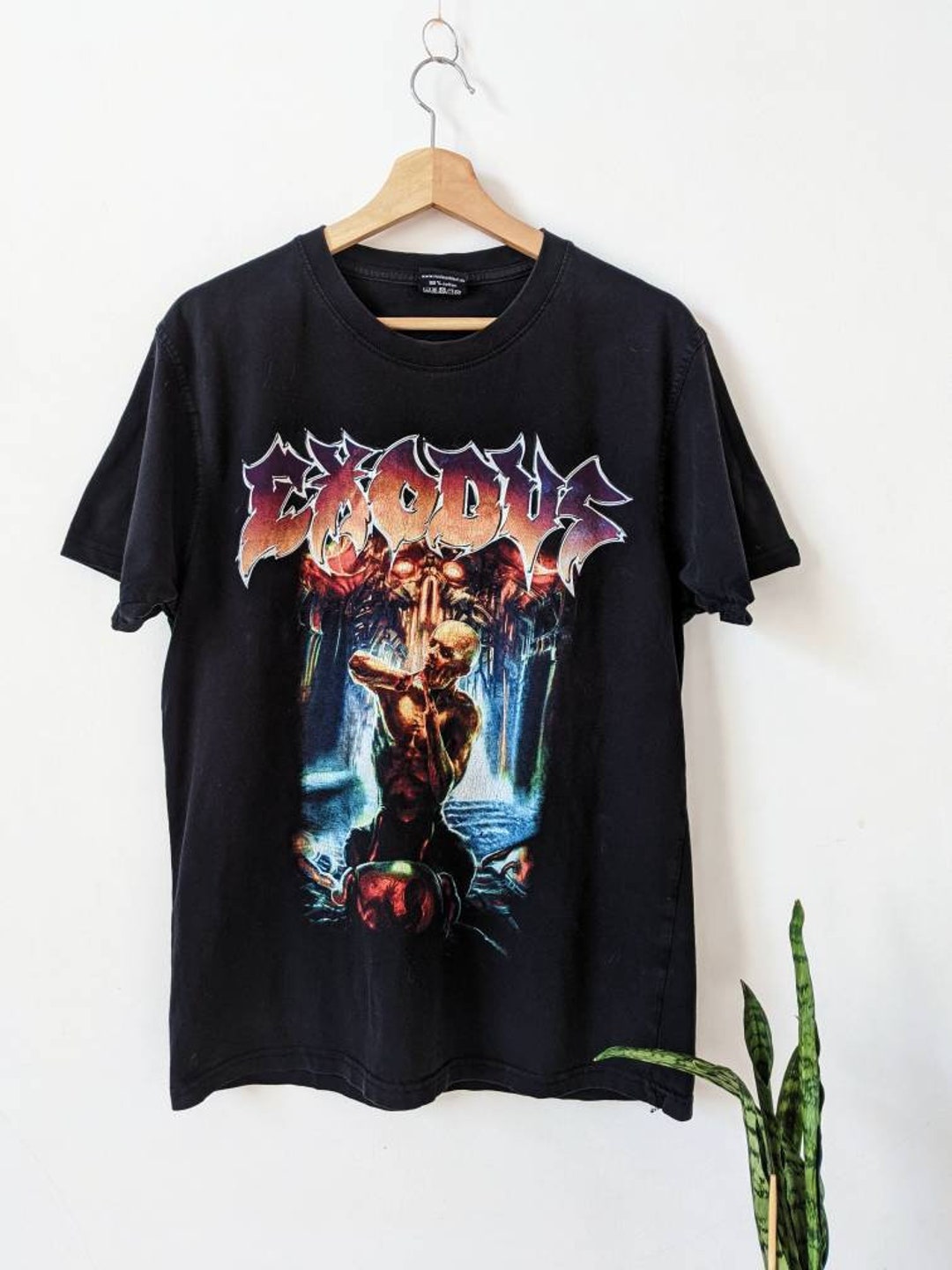 Vintage Exodus Merch T-shirt Blood in Blood Out Double Side - Etsy