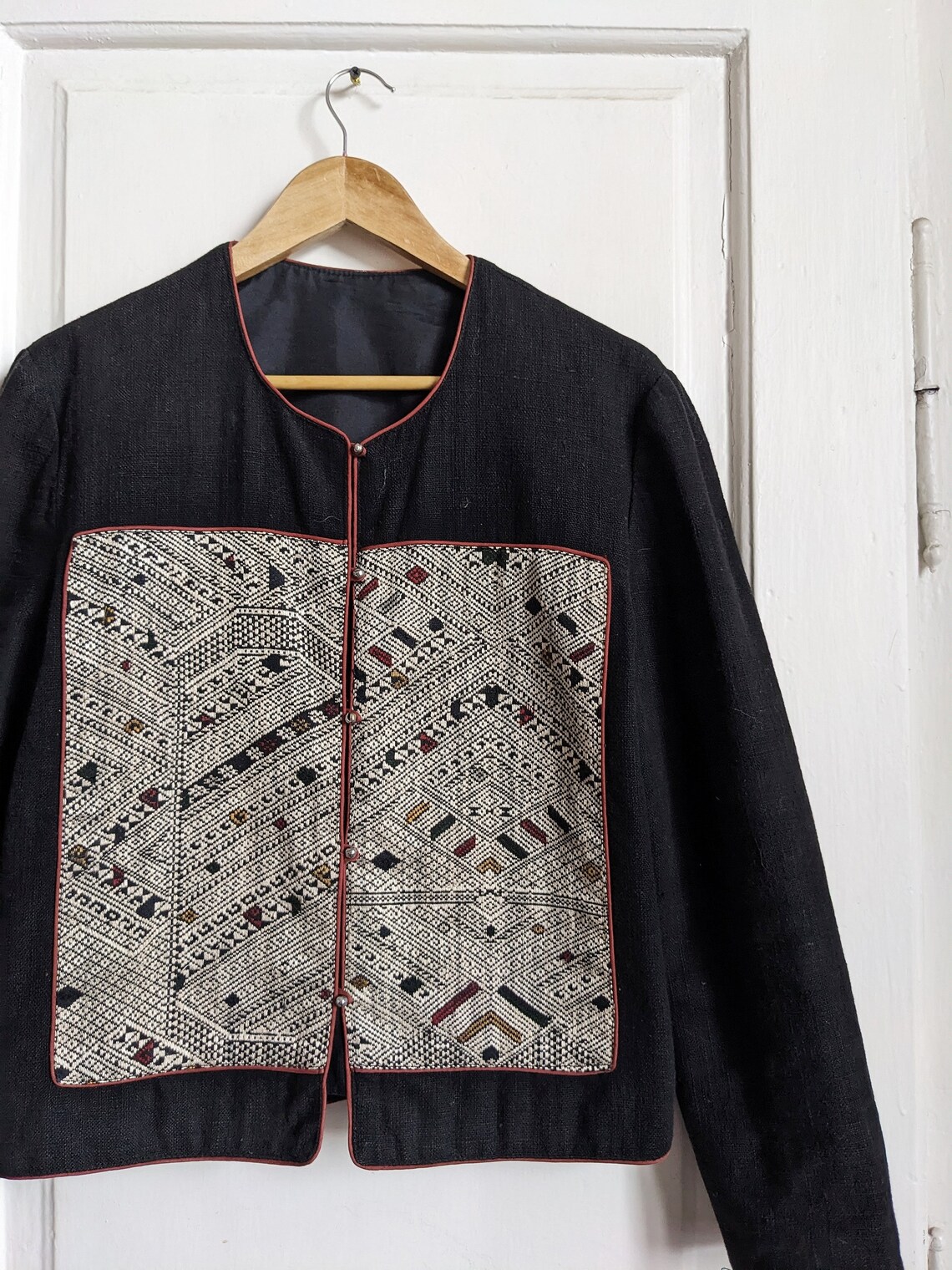 Vintage Handmade Thai Jacket Ornament Thailand Asian Jacket - Etsy