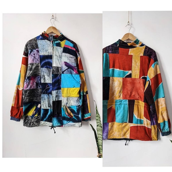 Patchwork Hoodie - Etsy