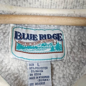 Vintage Blue Ridge Fleece Jacket 1/4 Outdoor - Etsy