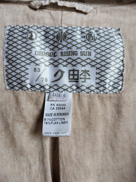 Diesel Rising Sun Y2k Blazer Jacket - Gem