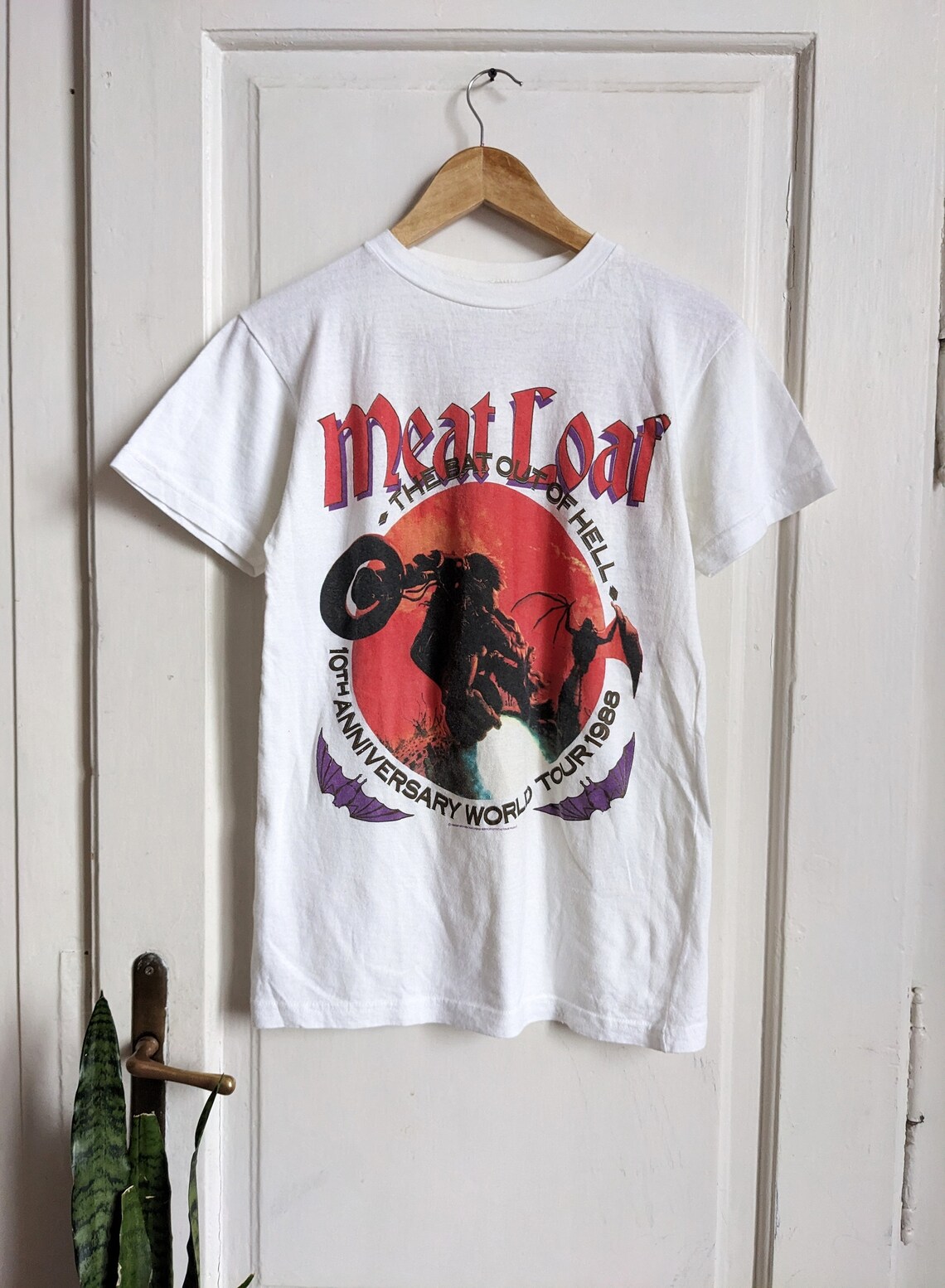 Vintage Meat Loaf 1988 Tour Merch T-shirt - Etsy