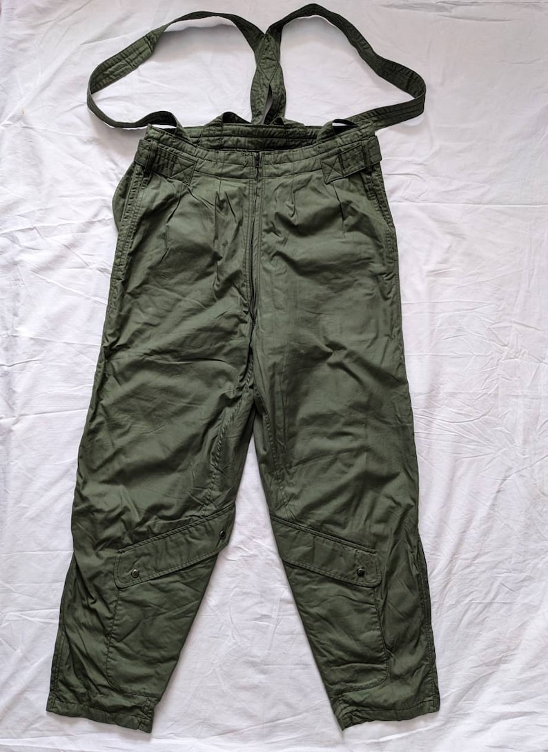Vintage Pilot Pants Army Nylon Eclair Zipper Aviation Pants - Etsy