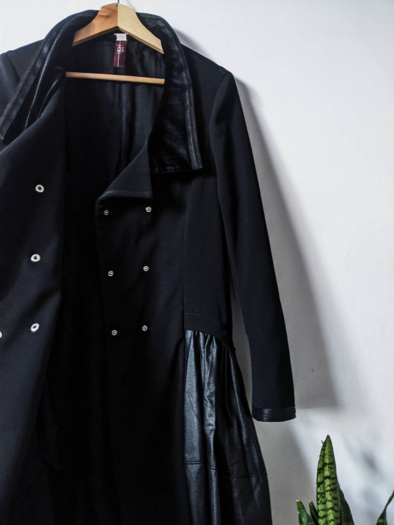 High Tech Women Jacket Black Italy Gothic Style | Etsy