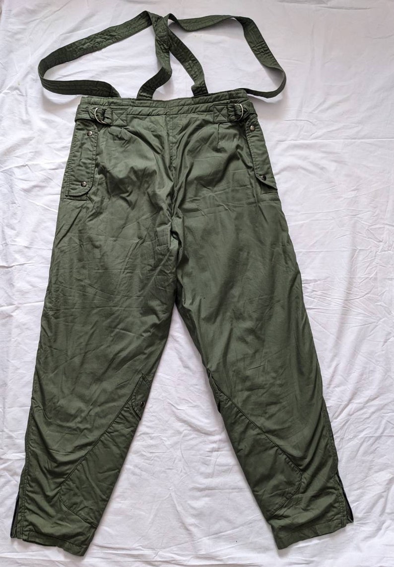 Vintage Pilot Pants Army Nylon Eclair Zipper Aviation Pants - Etsy