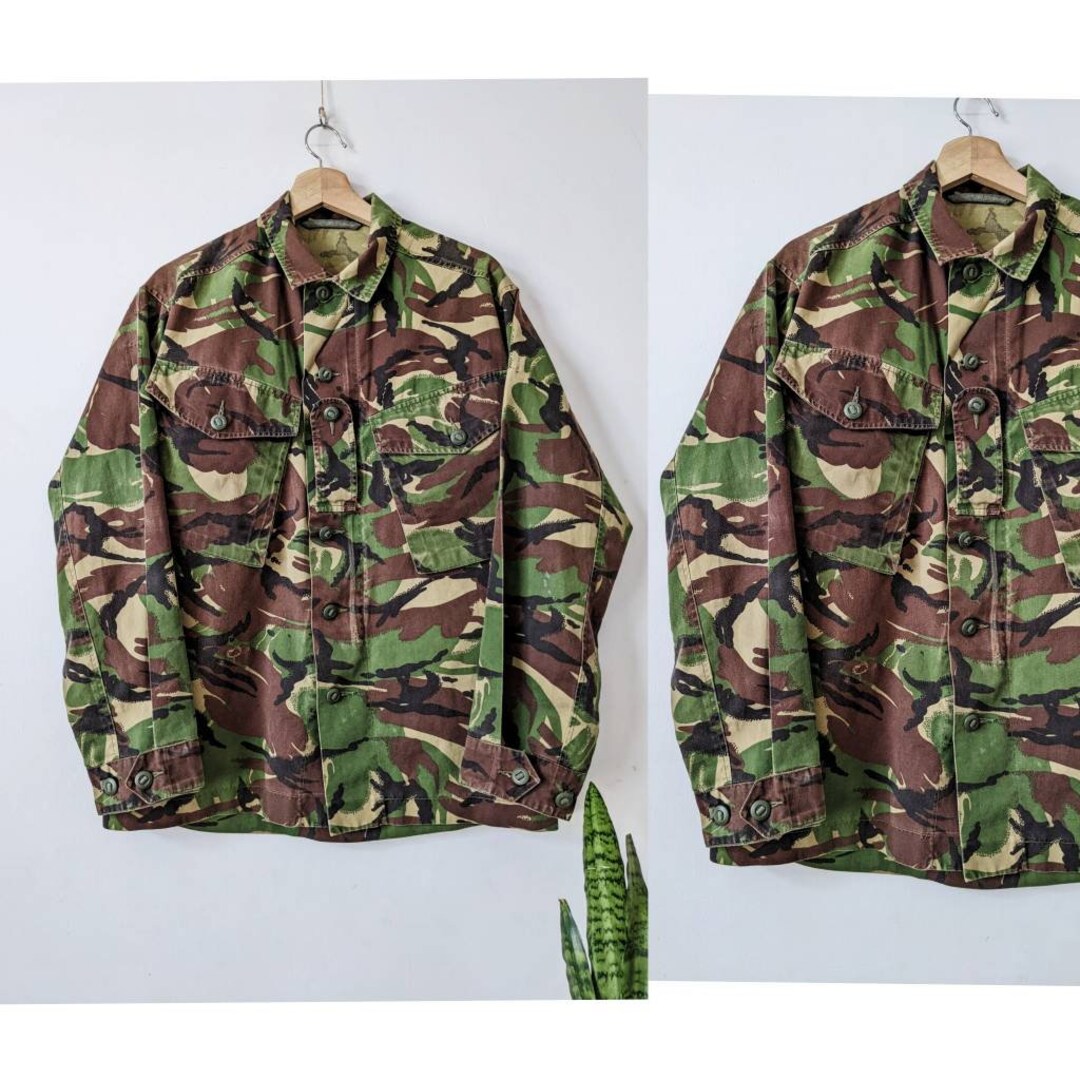 Vintage British Camo Jacket 80s Camouflage Pattern Shirt Tactical - Etsy