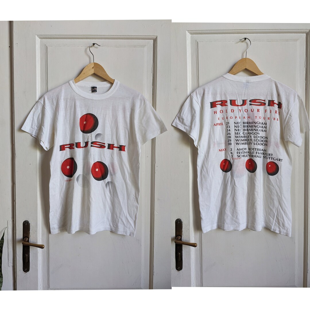 Vintage Rush 1988 Hold Your Fire Tour T-shirt Merch Single Stitch - Etsy
