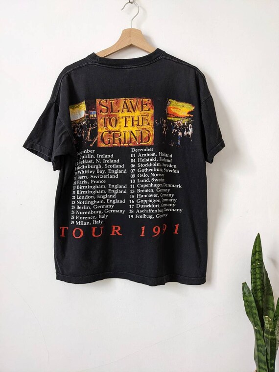 Vintage Skid Row Merch 1991 Slave to the Grind Single… - Gem
