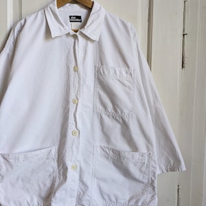 Vintage Alain Manoukian White Jacket Work Minimalistic - Etsy