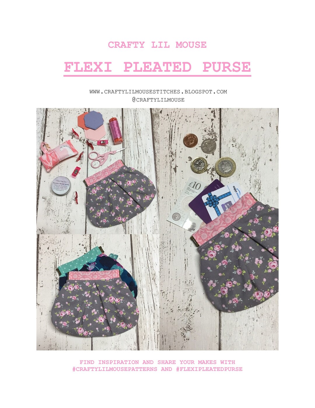 Flexi Pleated Purse Pattern - Etsy