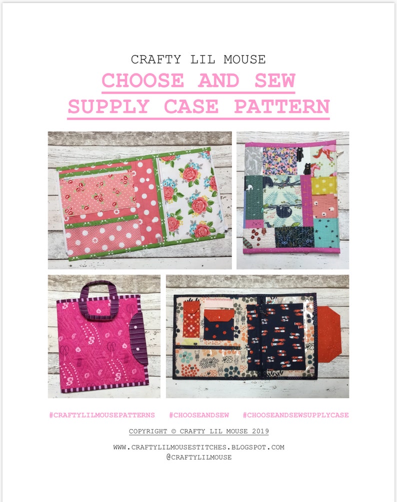 Choose and Sew Supply Case Pattern - Etsy