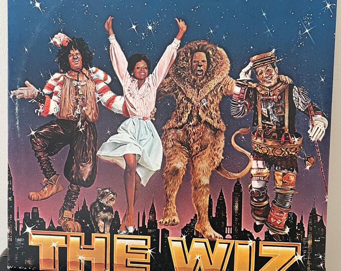 1978 Vintage the Wiz Original Soundtrack 2x 12” Vinyl Double LP Records ...