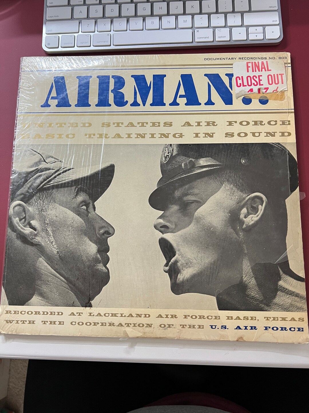 Airman United States Air Force Basic Training in Sound No.803 Lp Record ...