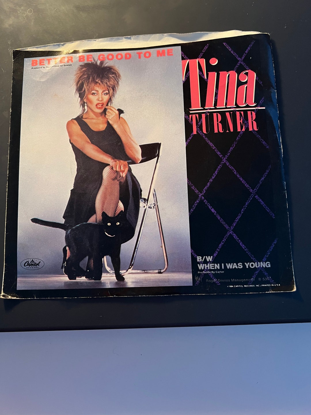 TINA TURNER Better Be Good to Me / When I Was Young B5387 7" 45rpm ...
