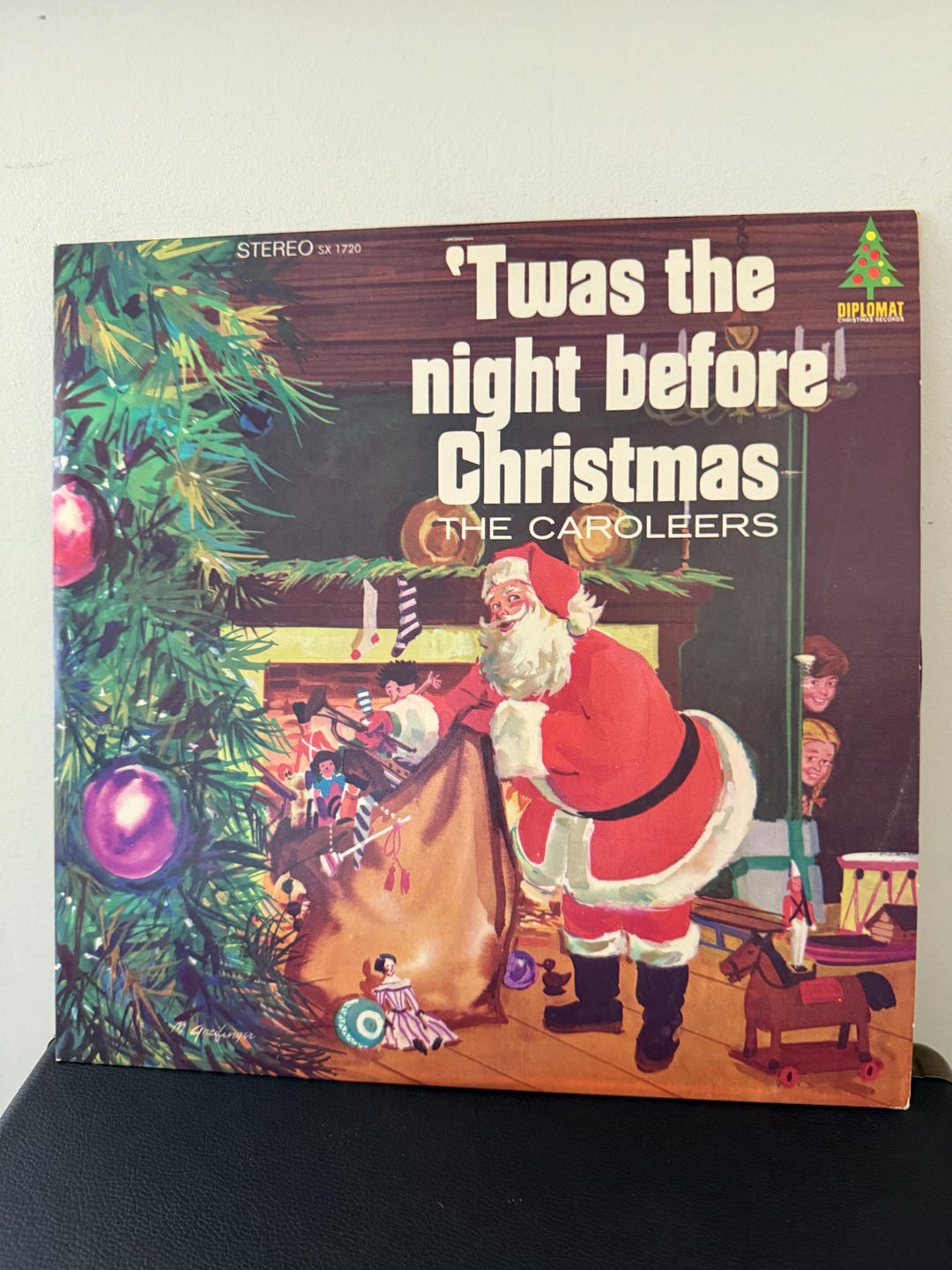 The Caroleers twas the Night Before Christmas Diplomat Records SX 1720 ...