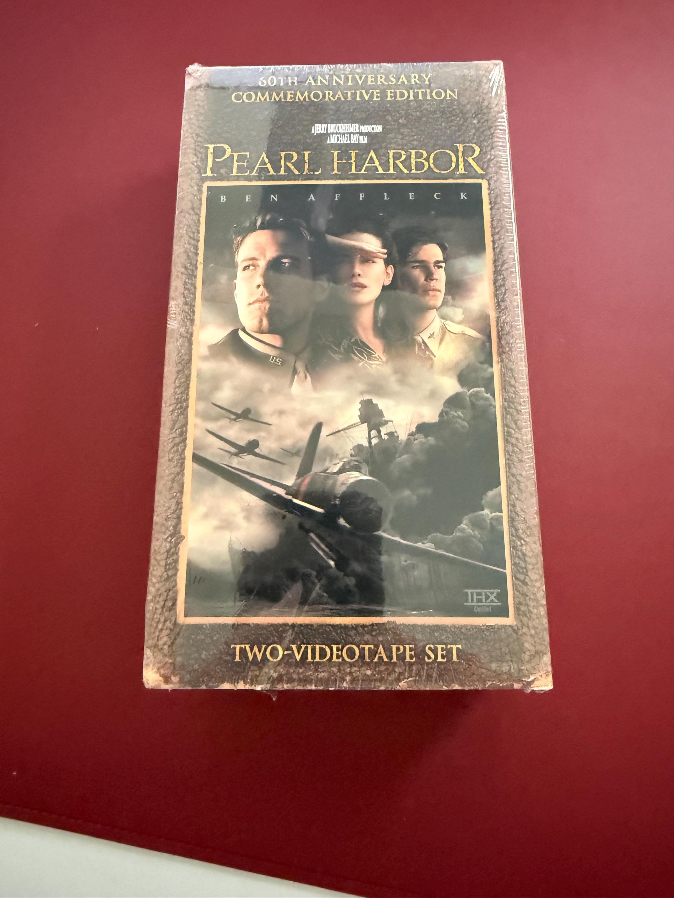 Pearl Harbor Movie VHS 2001 2-tape Set 60th Anniversary Commemorative ...